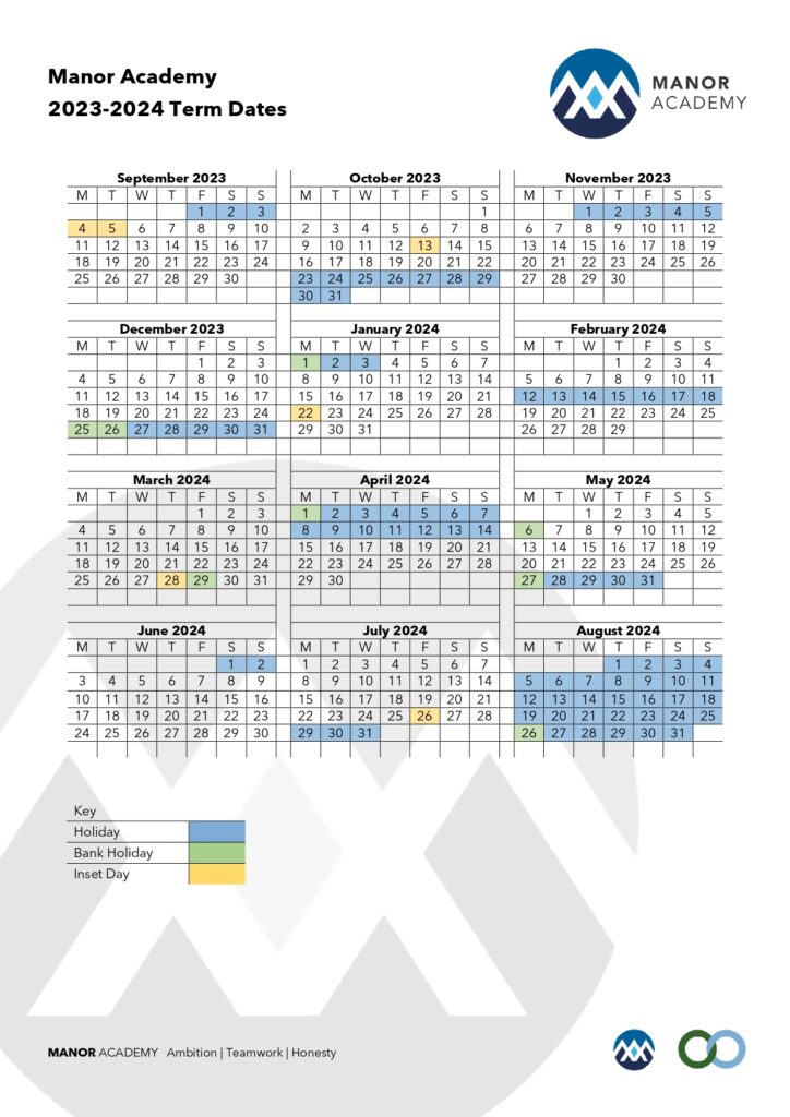 Term Dates - The Manor Academy