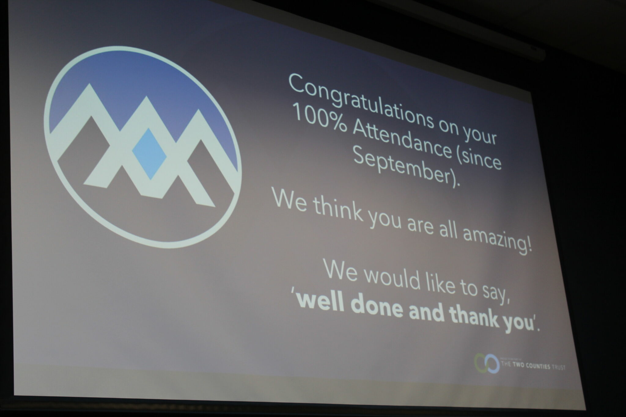 Year 7 100% attendance winners - The Manor Academy